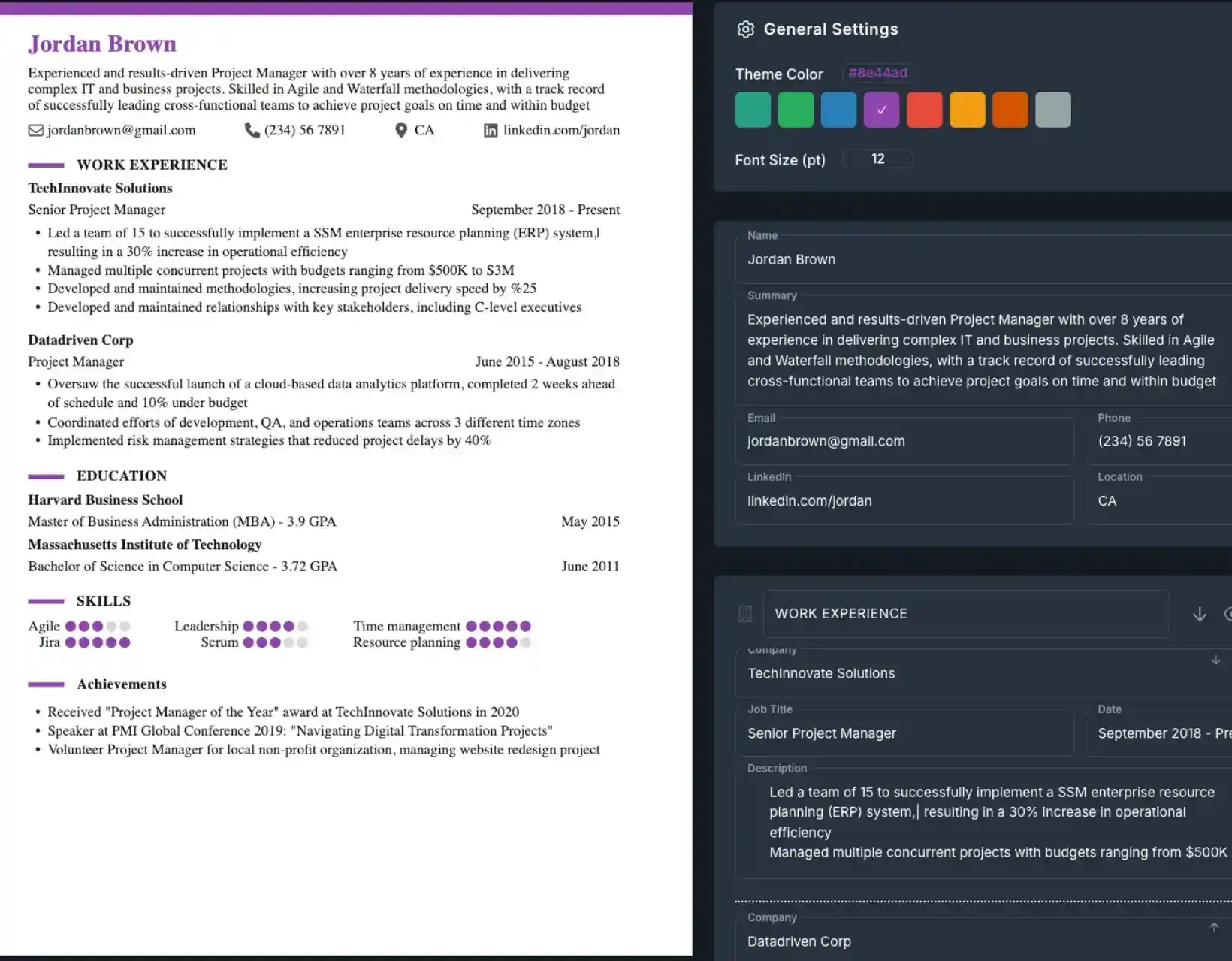 AI Resume Builder: ATS-Friendly Resumes | Wobo